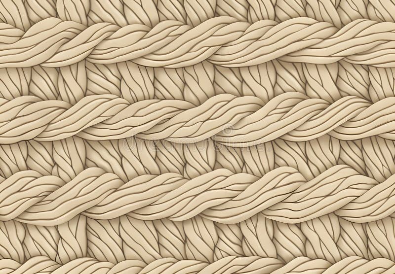 Beige Rope Texture Background for Design Stock Illustration ...