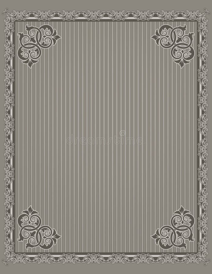 Vintage Background with Border and Copy Space for Design Stock ...