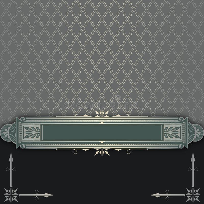 Old fashioned border stock vector. Illustration of deco - 7769327