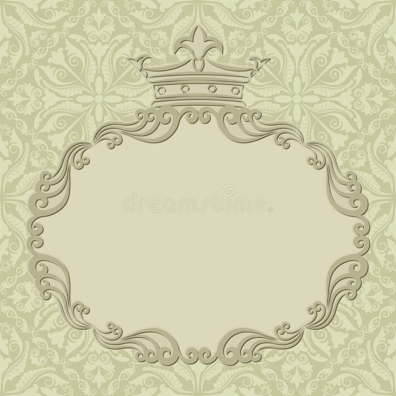 Kingly frame stock vector. Illustration of invitation - 202927178