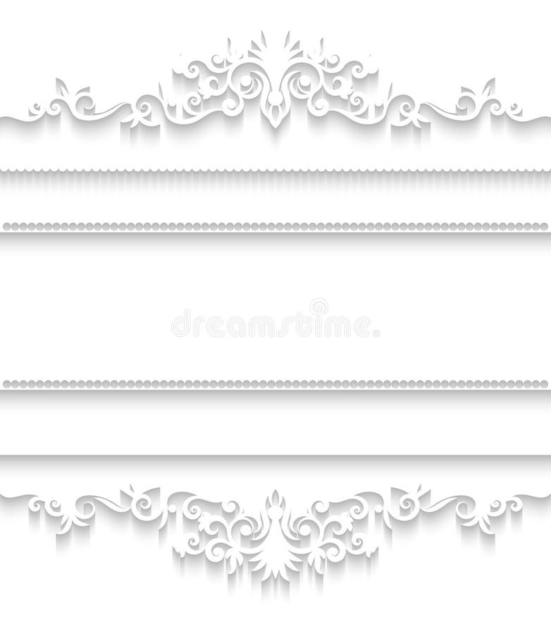 Vintage Background Frame Design Victorian Style Stock Vector ...