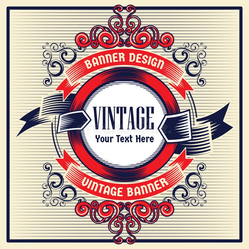 Vintage Background Label Style Design Template Stock Vector ...