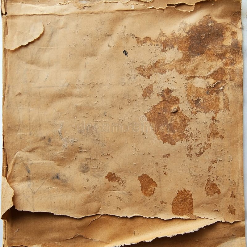 Vintage Background of Old Ancient Torn Paper Texture Isolated Stock ...