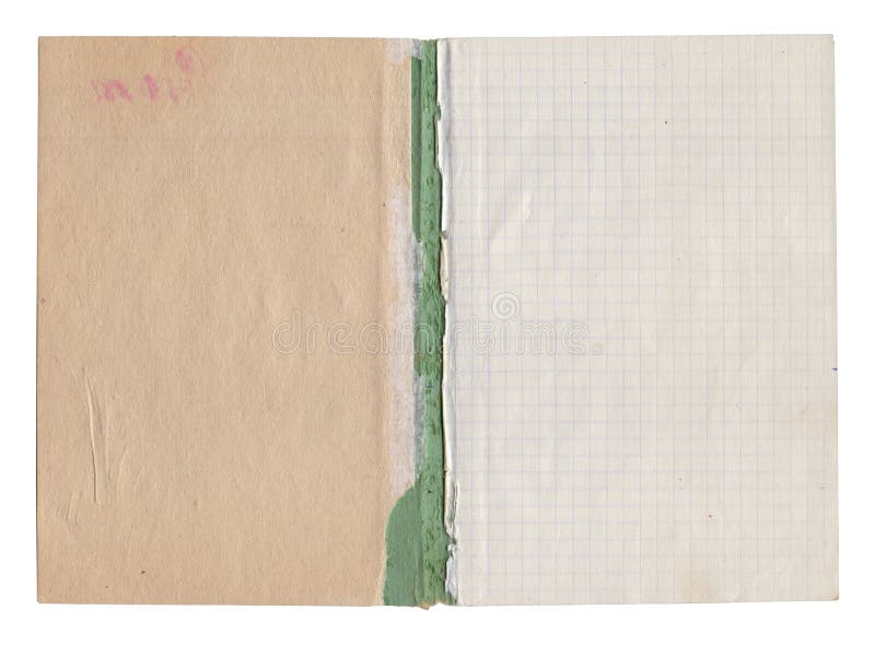 Vintage Background of Old Checkered Paper Texture Isolated Stock Image ...