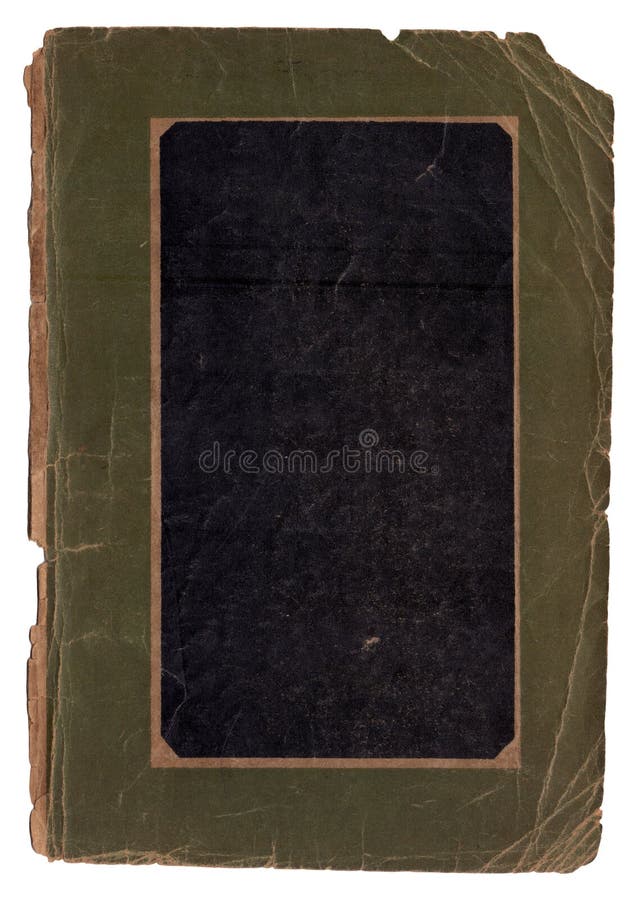 Old Torn Book Isolated on White Background.Tattered Book. Stock Image ...