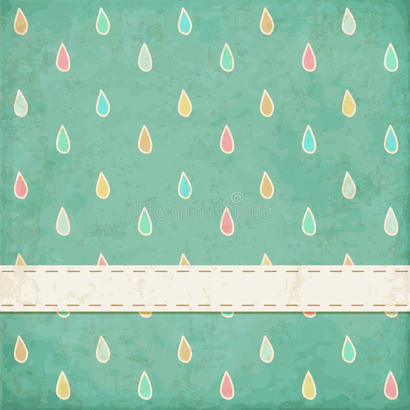 Raindrops stock illustration. Illustration of ripples - 9277026