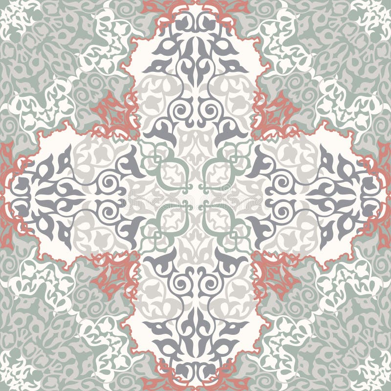 Vintage Background Traditional Arabic Motifs. Stock Vector ...