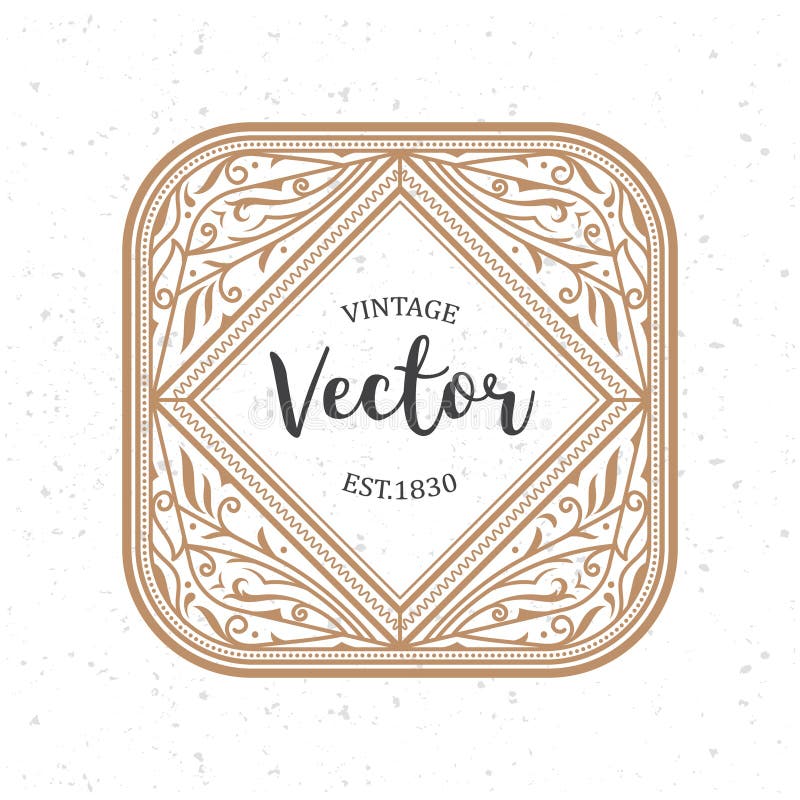 Vintage Badge Retro Logo Western Design Stock Vector - Illustration of ...