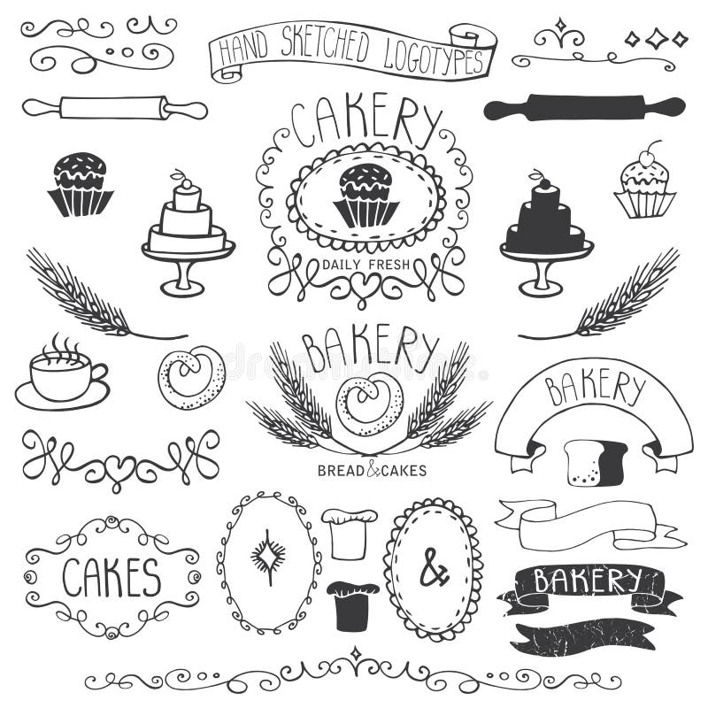 Doodle Bakery,bread Seamless Pattern.Colored Stock Vector ... Doodle Bakery,bread Seamless Pattern.Colored Stock Vector ...