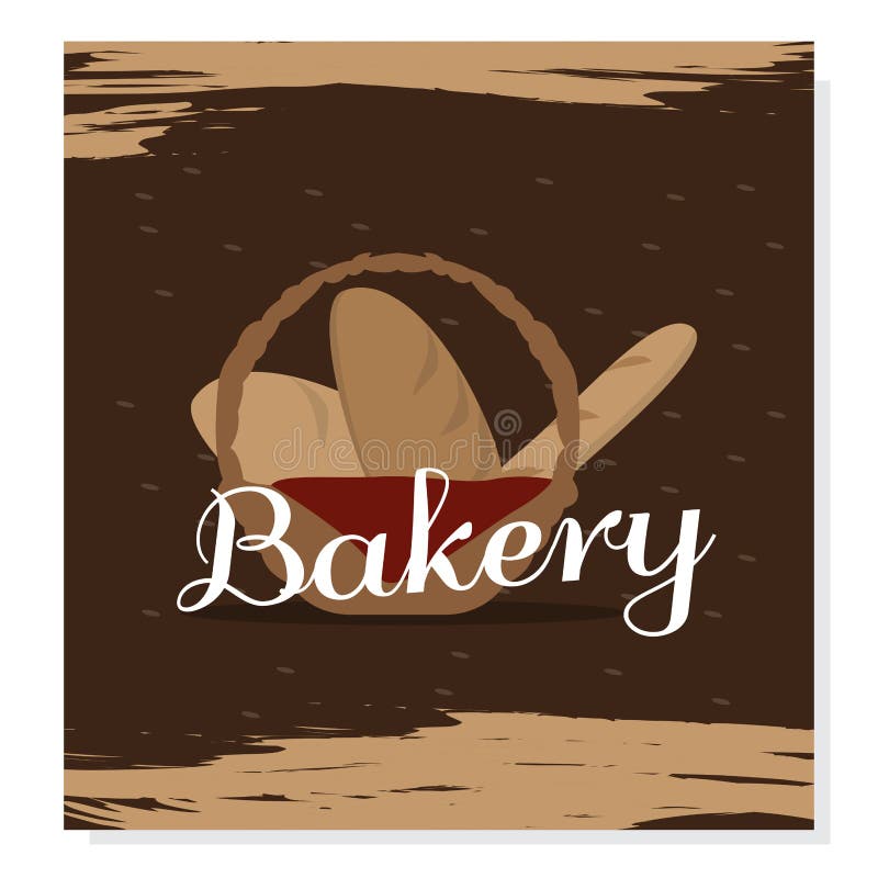 Vintage bakery poster stock vector. Illustration of graphic - 170334266