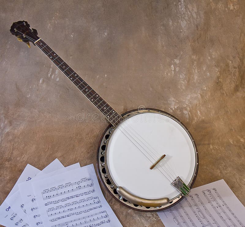 Vintage Banjo stock photo. Image of folk, musical, full - 7567890