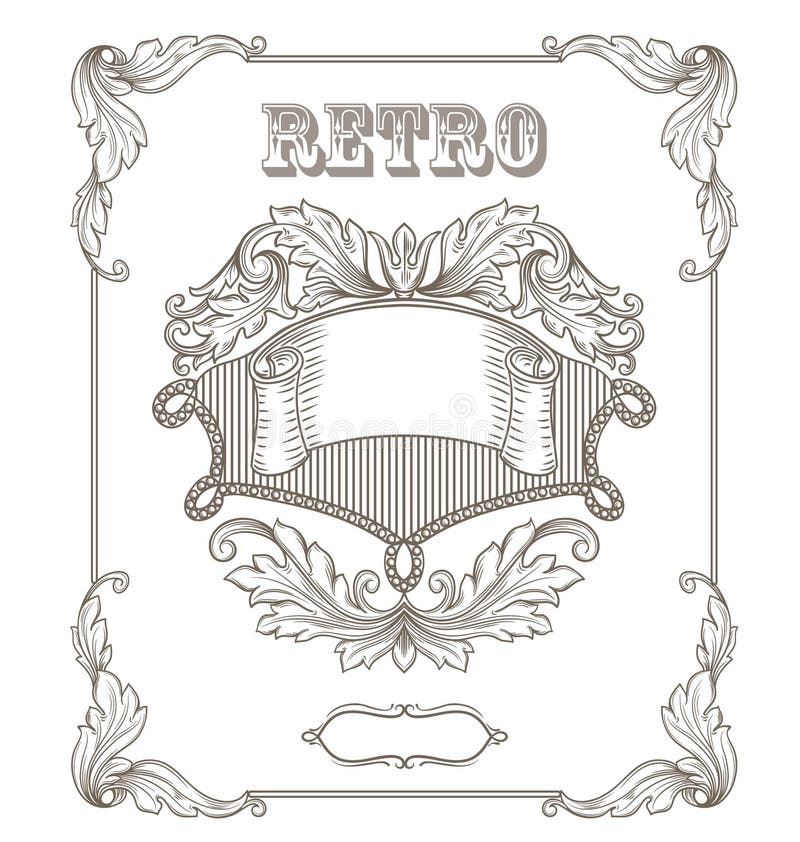 Vintage banner stock vector. Illustration of design, genuine - 35461684