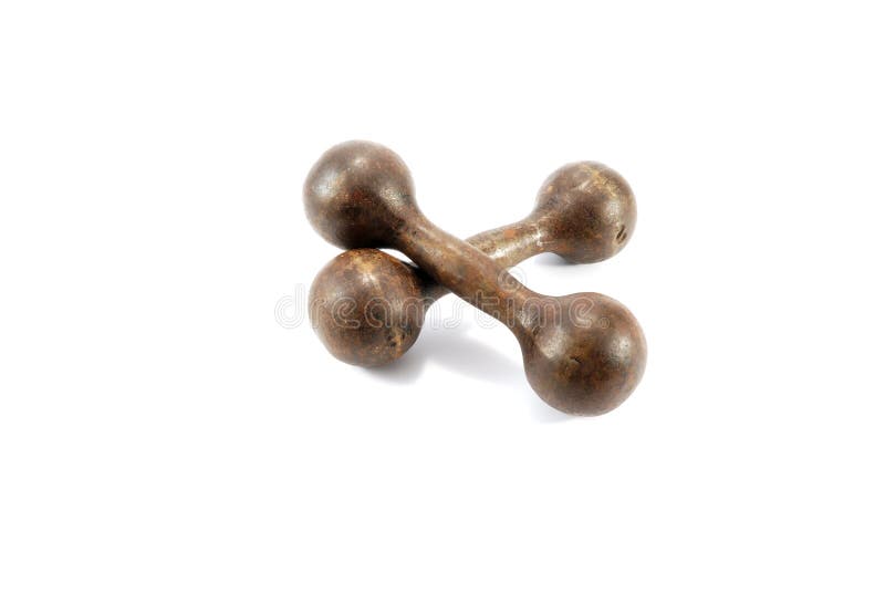 Vintage barbells stock image. Image of equipment, light - 7226901