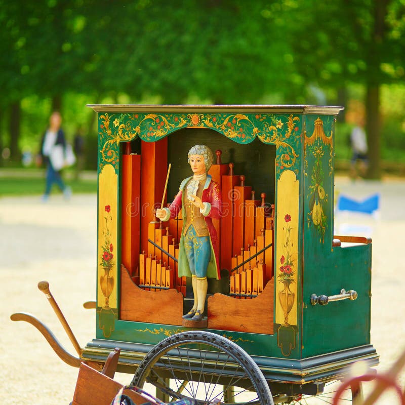 Vintage barrel organ stock image. Image of event, performance - 54376819