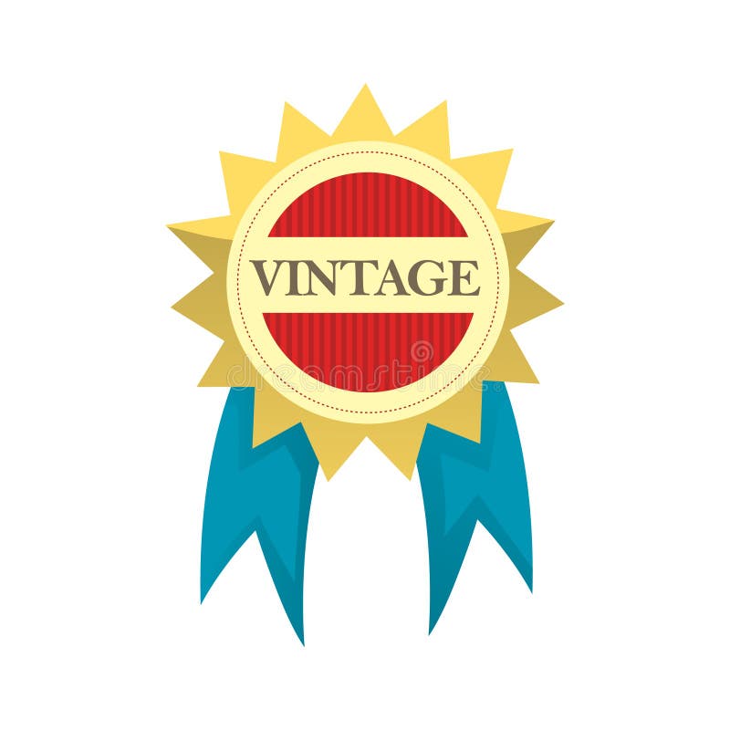 Vintage Batch. Vector Illustration Decorative Design Stock Vector ...