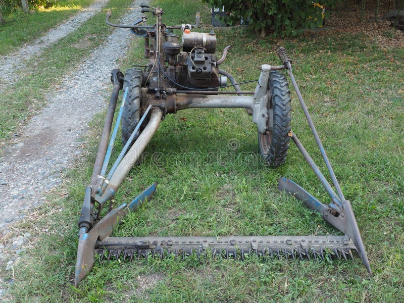 Vintage BCS 622 Lawn Mower Engine in Milan Editorial Image - Image of ...