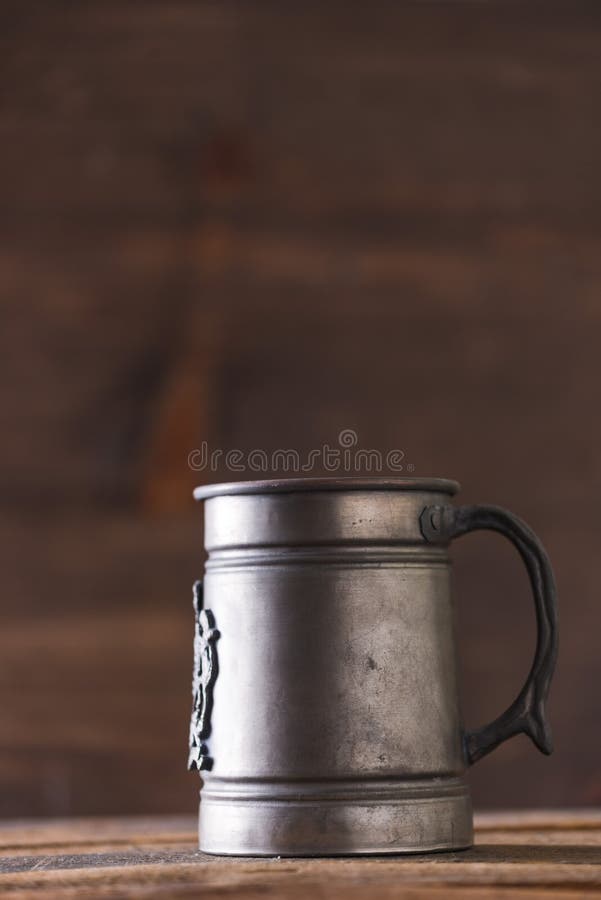 Vintage Beer Solid Iron Mug Stock Image - Image of small, coffee: 78100531