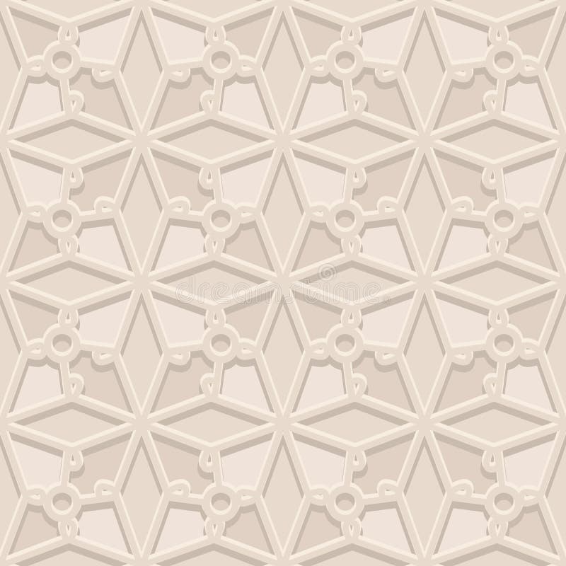 Vintage beige pattern stock vector. Illustration of design - 61706816