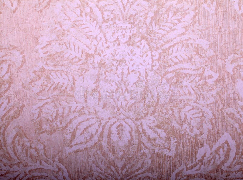 Vintage Beige Wallpaper with Victorian Pattern Stock Photo - Image of ...