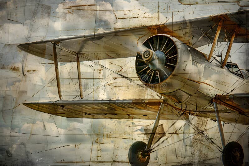 Vintage Biplane, a Nostalgic Journey through Aviation History ...