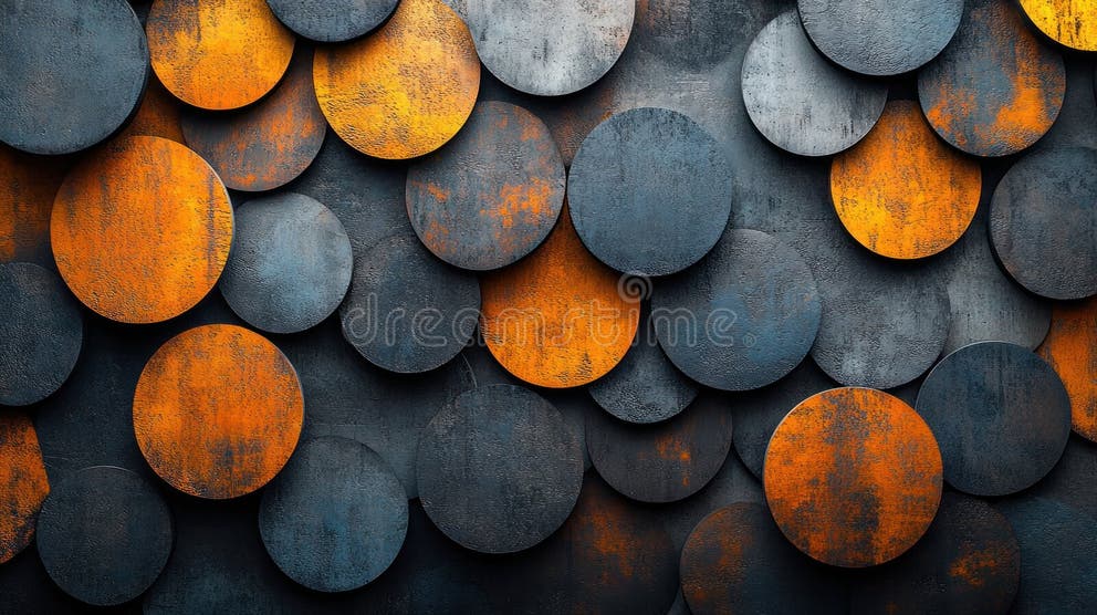 Vintage Black Anthracite Gray Patchwork Mosaic Tiles Concrete Wall ...
