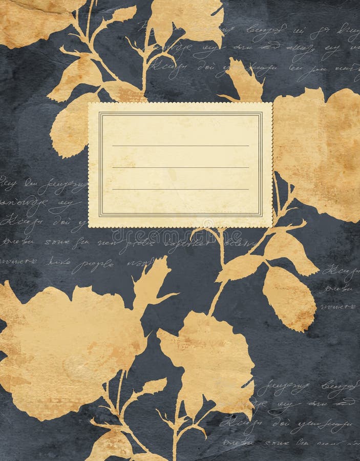 Old Notebook Cover stock image. Image of journal, copy - 20744995