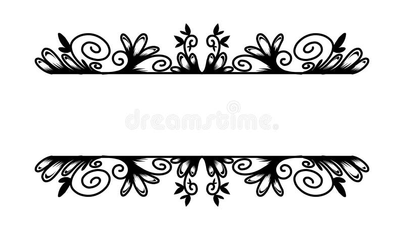 Vintage Black Frame Design. Perfect for Invitation Cards, Book Covers ...