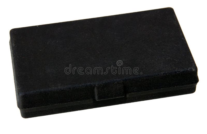 Vintage black plastic box stock photo. Image of texture - 124997840