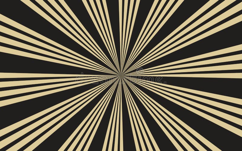 Vintage Black Radial Lines Background Stock Vector - Illustration of ...