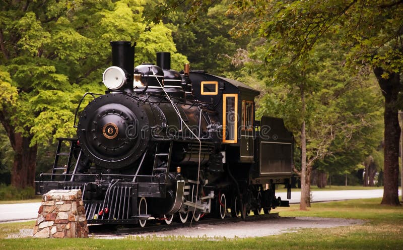 Old black train stock photo. Image of outdoors, industry - 8552676