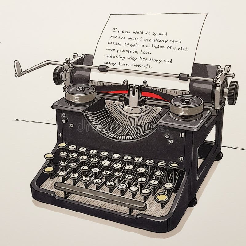 Typewriter Keys Font Stock Illustrations – 359 Typewriter Keys Font ...