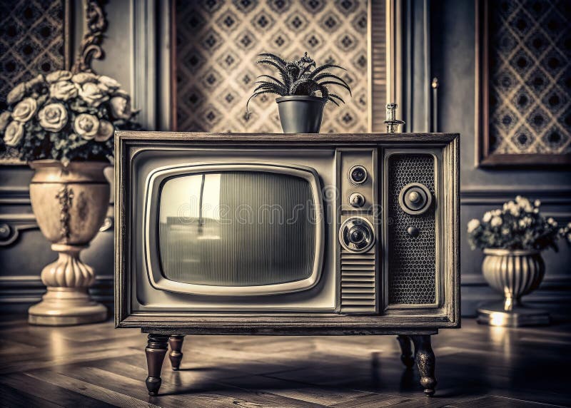 Vintage Black and White Television a Nostalgic Journey through Classic ...