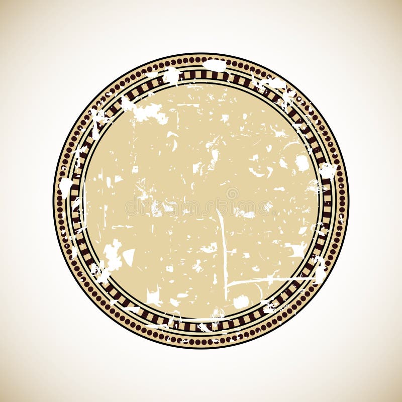Vintage blank label. stock vector. Illustration of label - 25791423