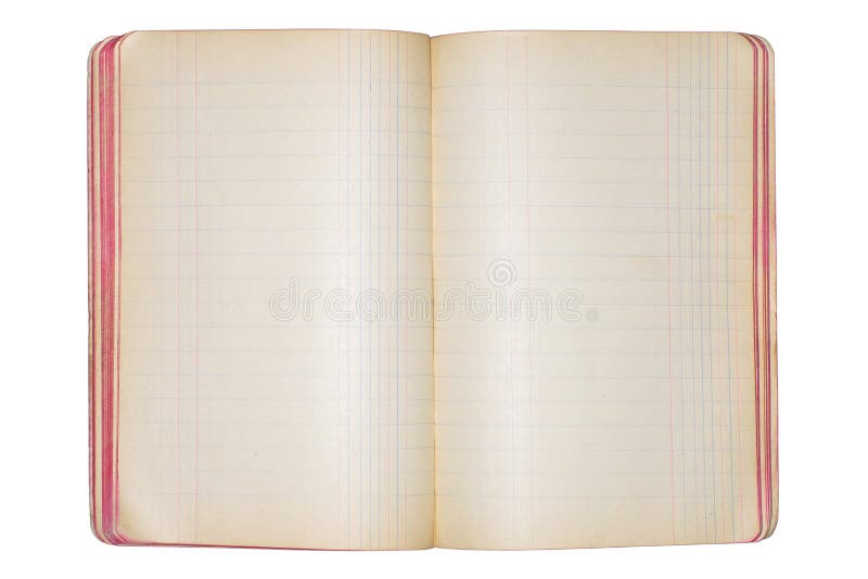 Open Vintage Notebook stock image. Image of education - 83083219