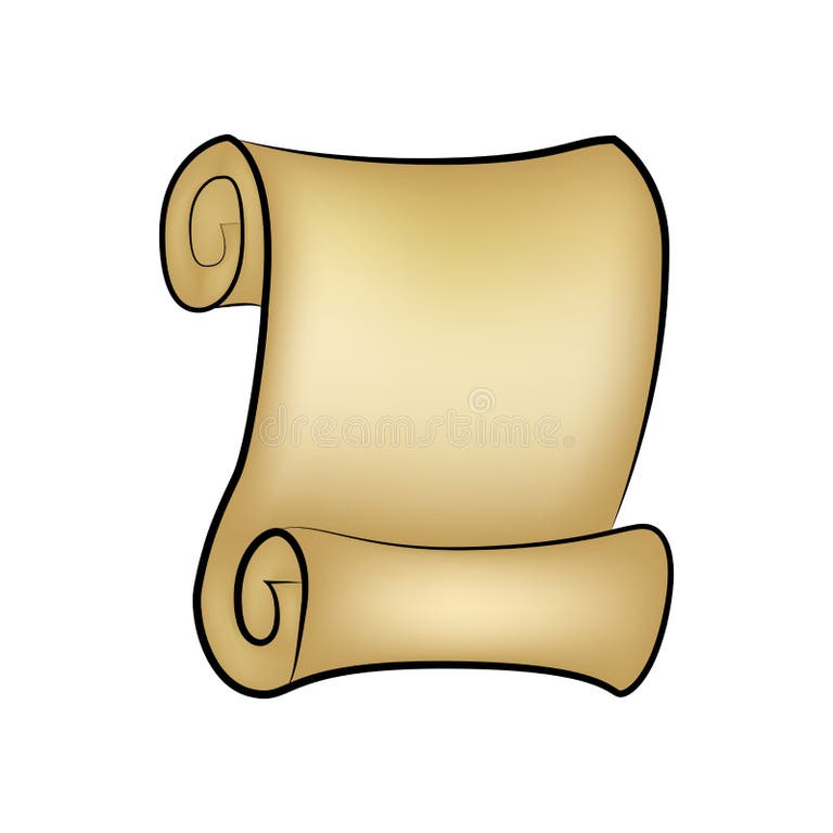 Old Paper Roll Drawn Stock Illustrations – 856 Old Paper Roll Drawn ...