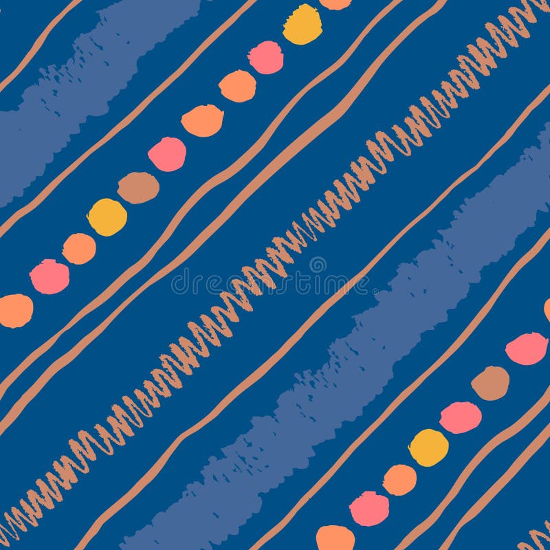 Blue Diagonal Straight Line Pattern Texture. Stock Vector ...