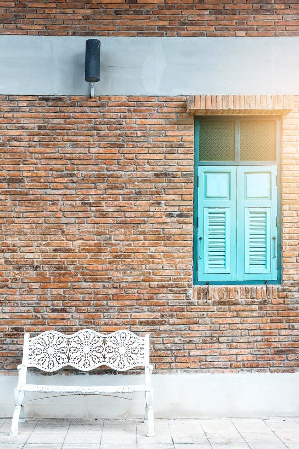 Vintage blue window stock photo. Image of vintage, concrete - 159792242