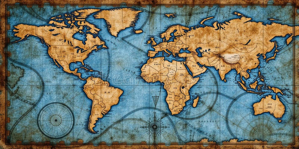 Map Ancient Navigation Chart Stock Illustrations – 1,051 Map Ancient ...