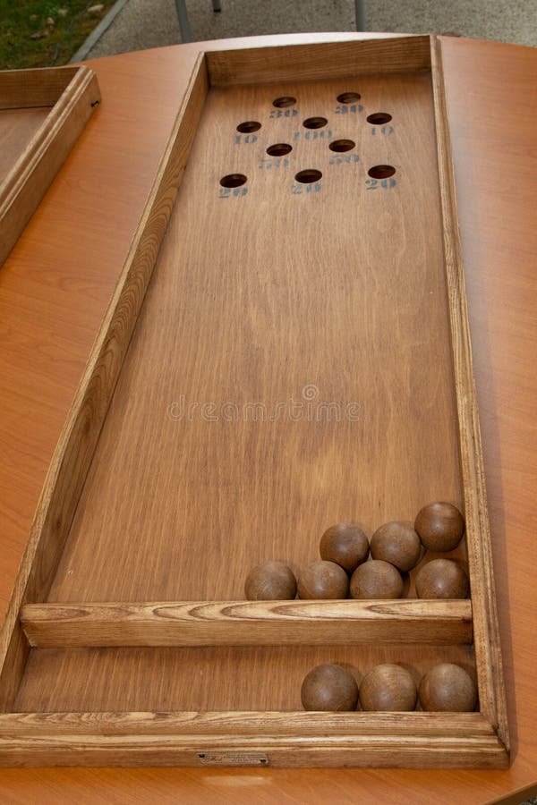 Vintage Board Traditional Wood Game Table Stock Photo - Image of ...