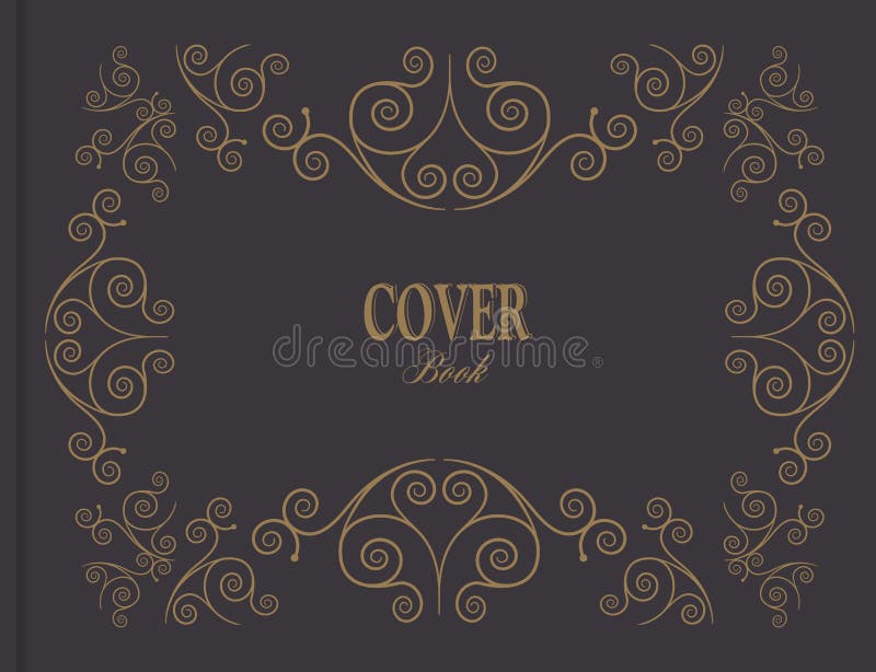 Vintage Book Cover. Vector Illustration Stock Illustration ...