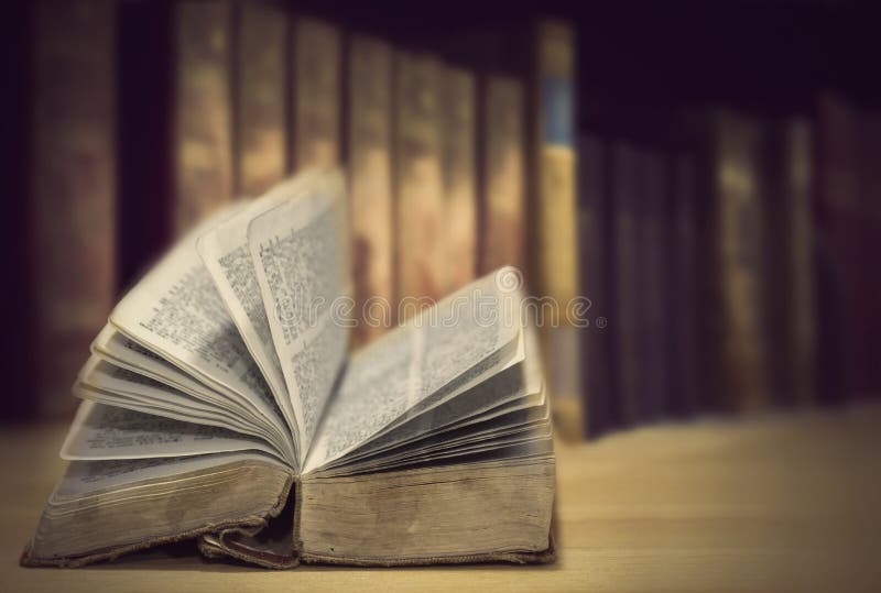 Vintage book stock photo. Image of collection, library - 50020030