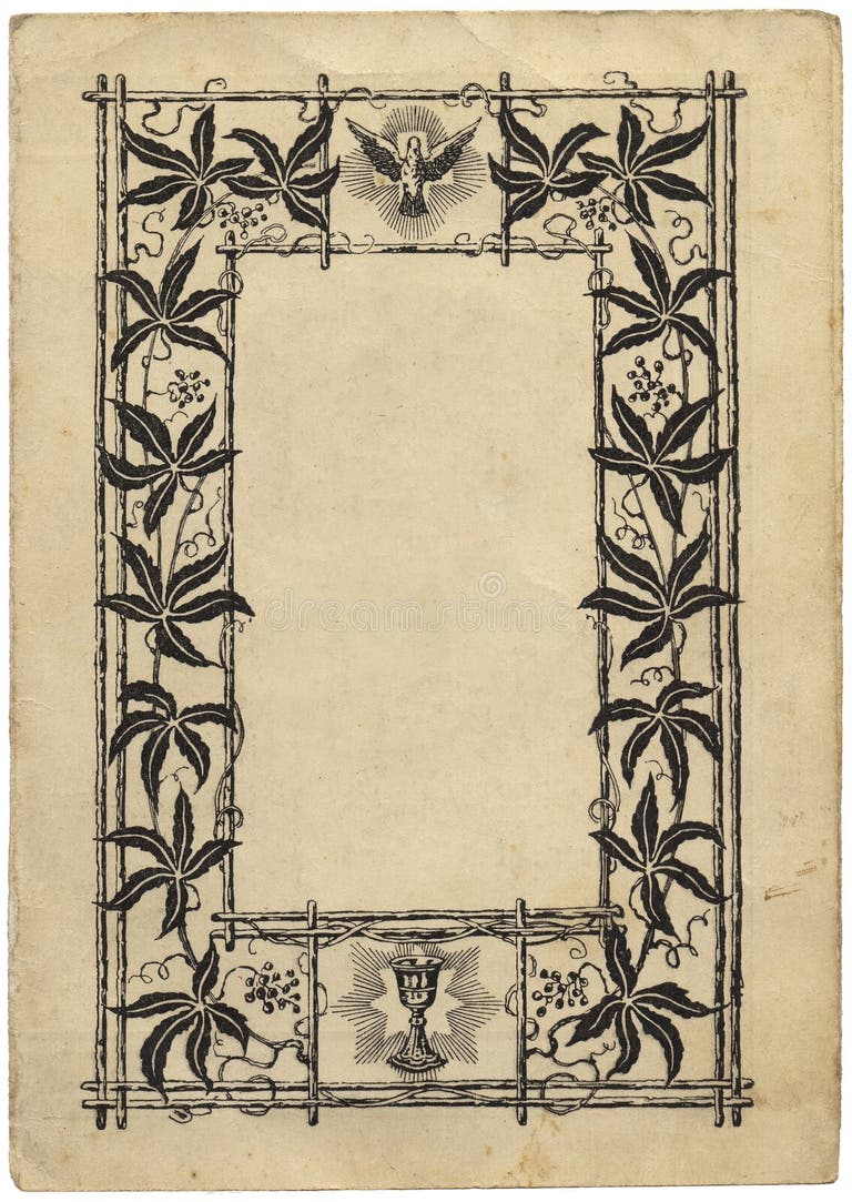 Vintage Book Page Frame Stock Illustrations – 38,430 Vintage Book Page ...