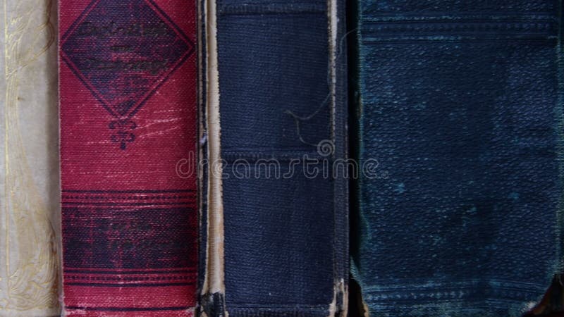 Vintage Books. View of Row of Old Books and Vintage Typewriter Stock ...