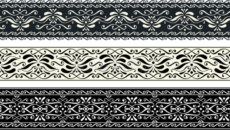 Vintage borders stock vector. Illustration of border - 54324633