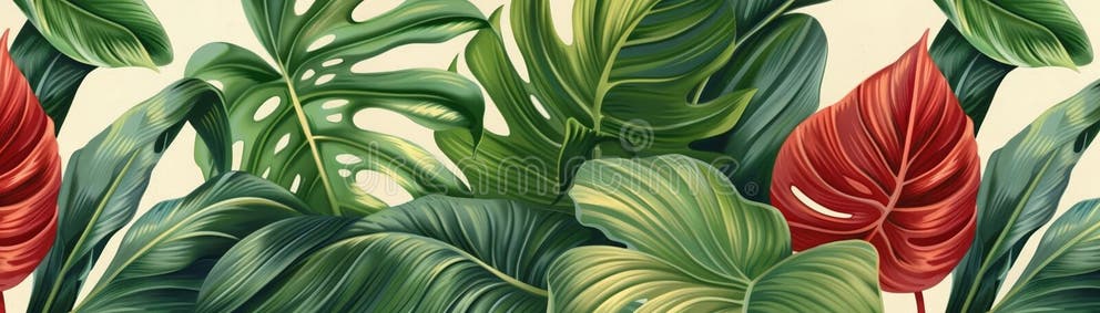 Vintage Botanical Illustration of Extinct Plants Stock Illustration ...