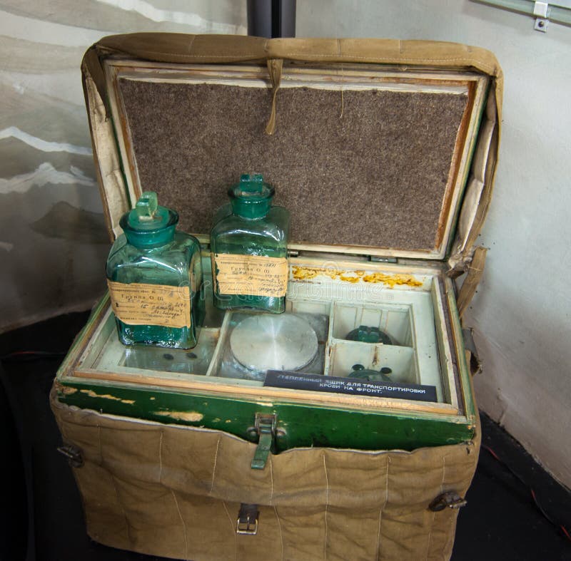 Vintage Box for Transportation of Blood, Murmansk Regional Museum ...