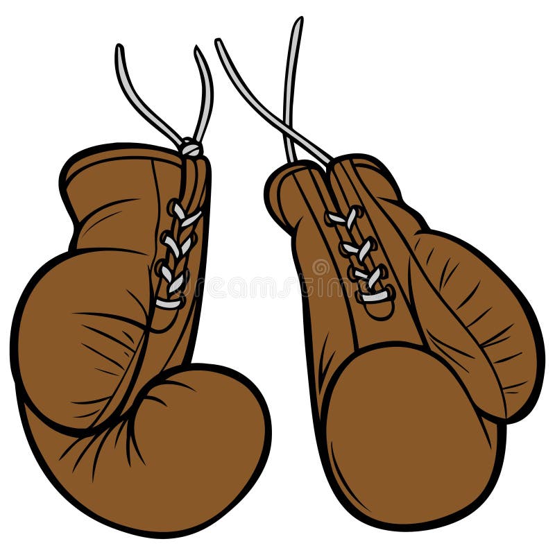 Vintage Boxing Gloves stock vector. Illustration of competition - 72952213