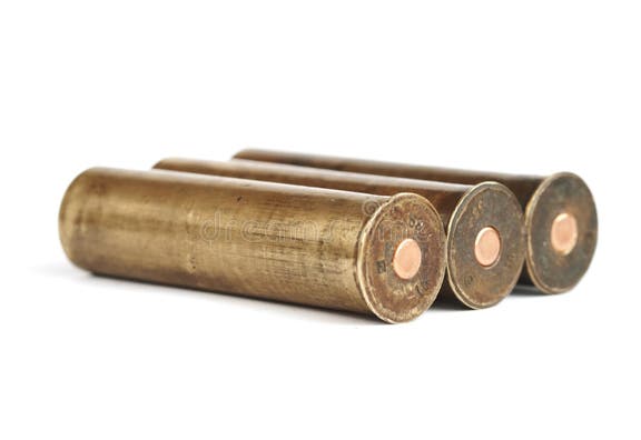 Vintage Brass Shotgun Shells Stock Image - Image of 70mm, copper: 22743915