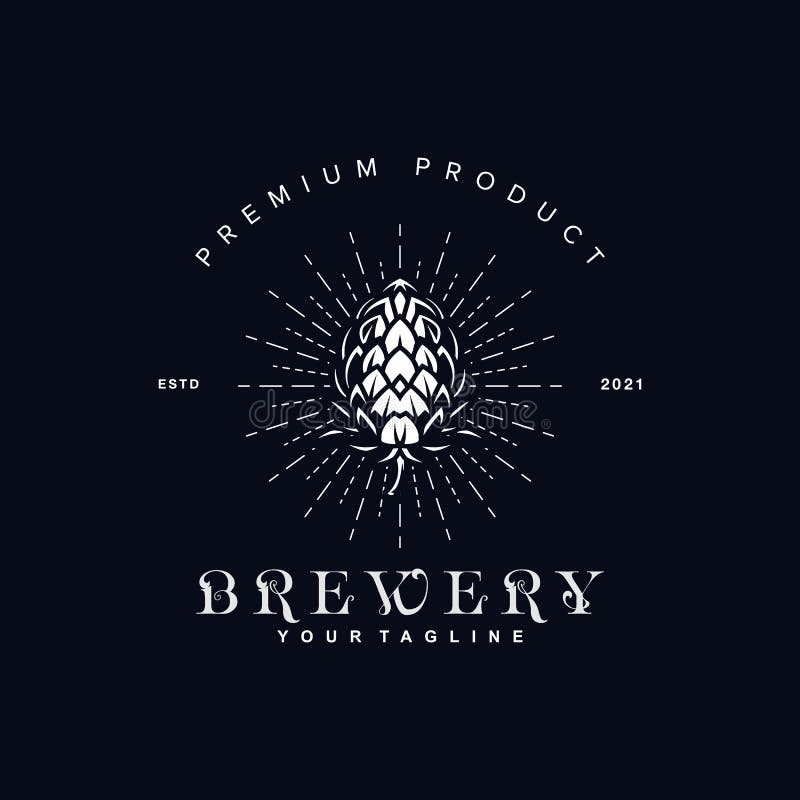 Vintage Brewery Logo Design Template Inspiration Idea Concept Stock ...