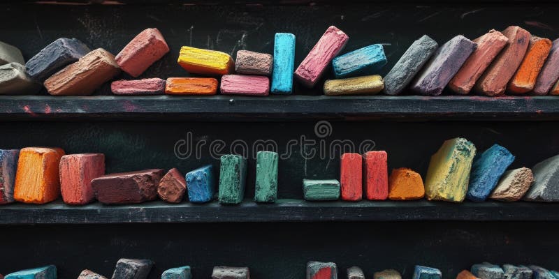 Vintage Brick Art Display stock photo. Image of home - 385716970